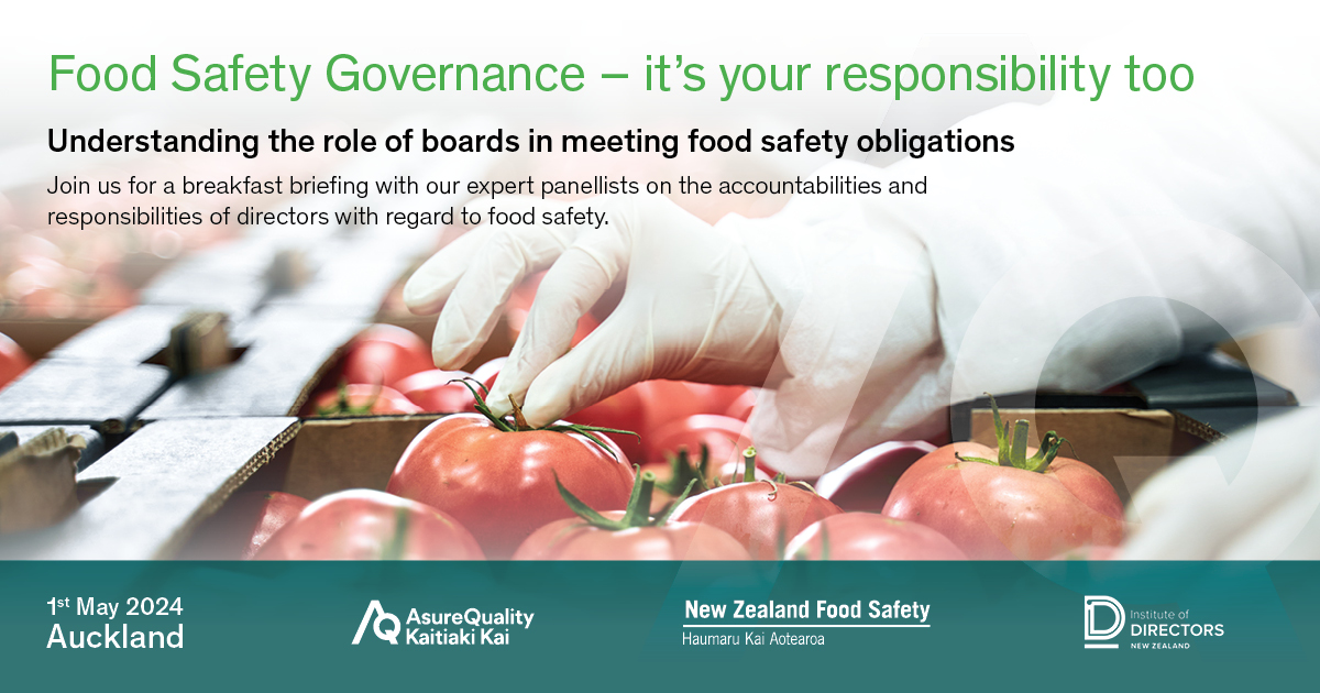 Food Safety Governance – AsureQuality